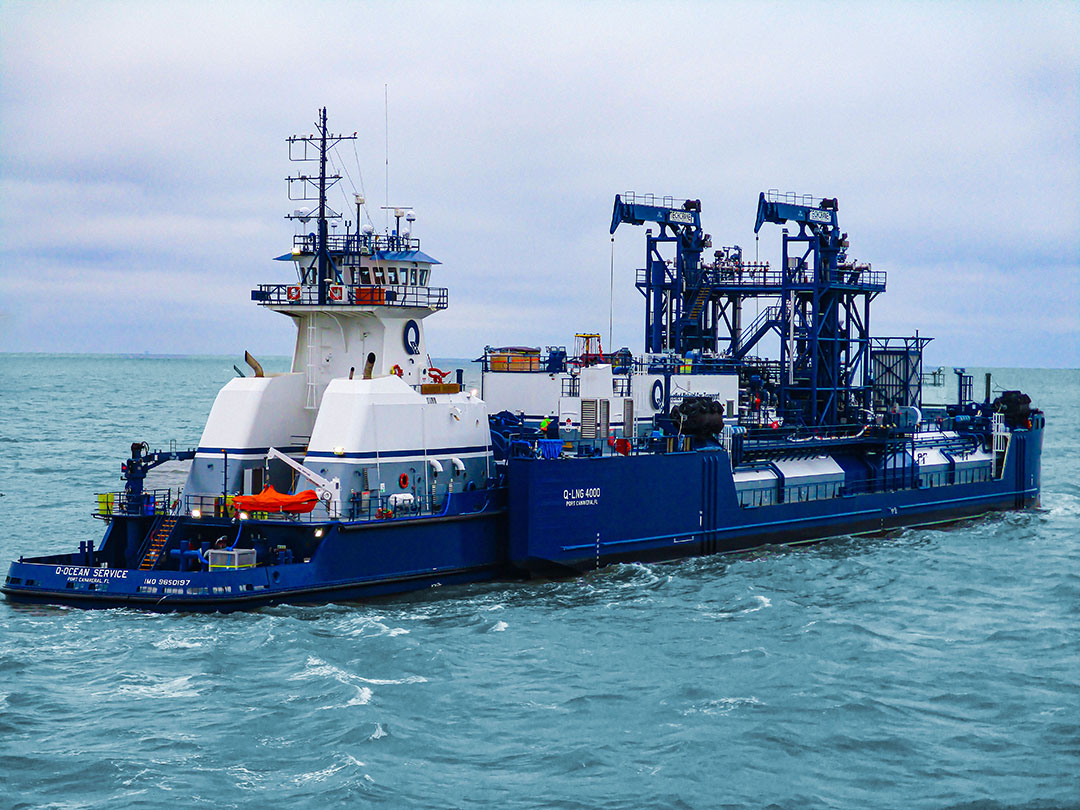 World’s first LNG bunkering ATB enters service – Professional Mariner