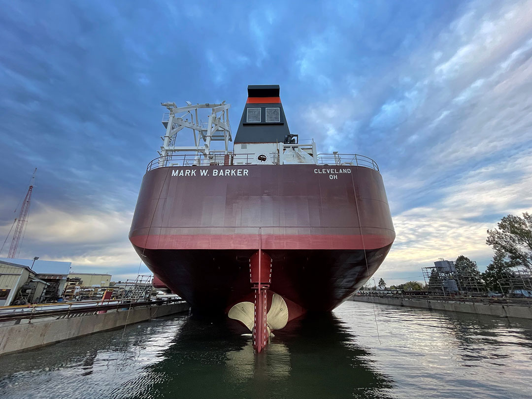 First US-built Great Lakes freighter in decades launched – Professional ...