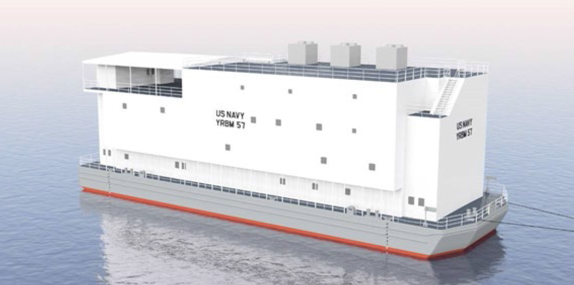 Conrad launches first of five berthing barges for Navy – Professional ...