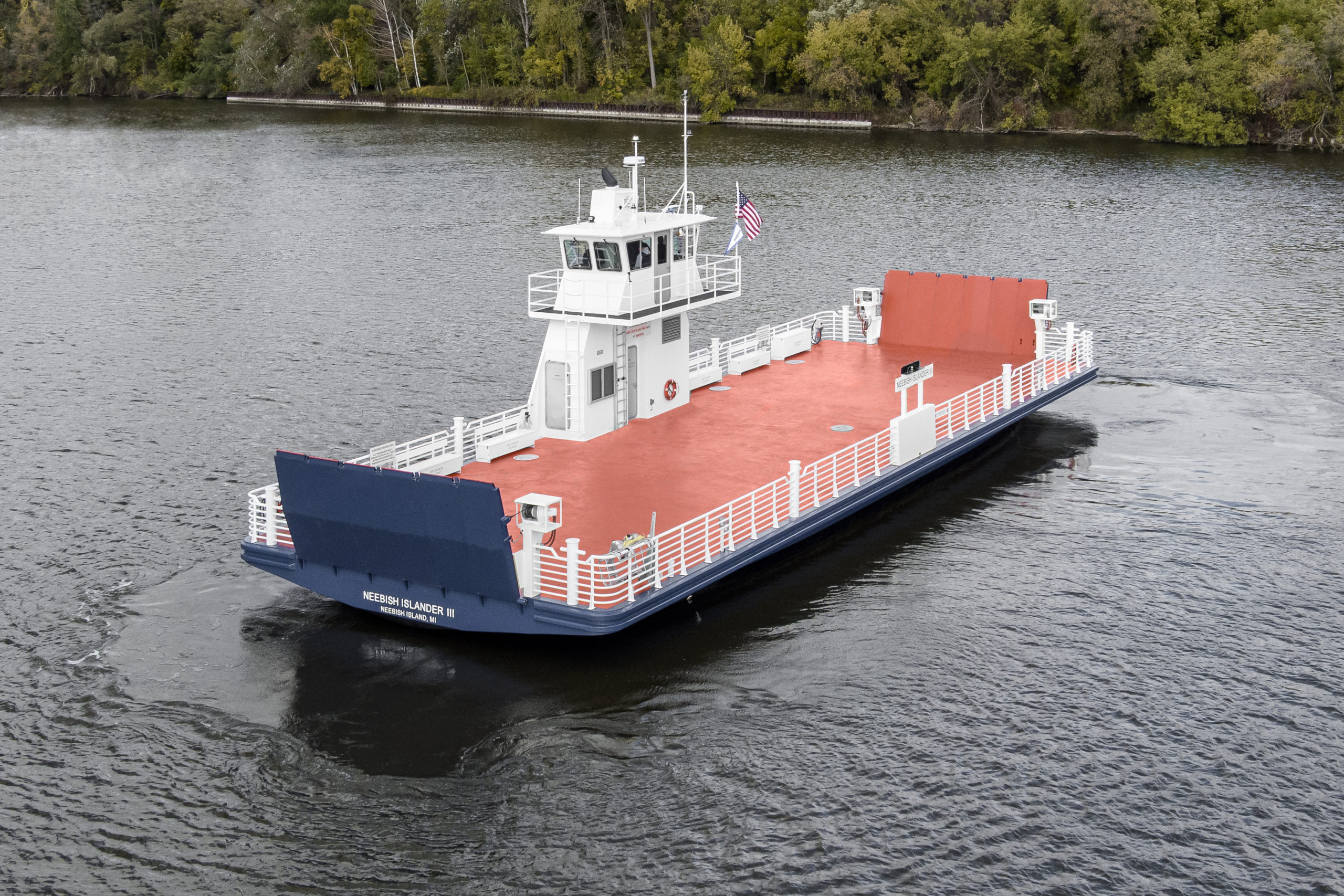 Burger Boat delivers vehicle ferry to Michigan operator - Professional ...