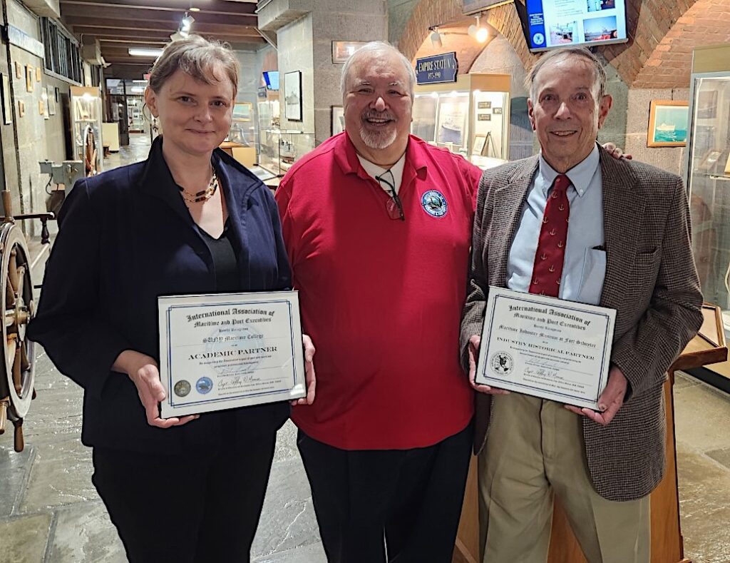 IAMPE presents partnership certificates at SUNY Maritime – Professional ...