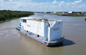 Conrad delivers first berthing barge to U.S. Navy – Professional Mariner