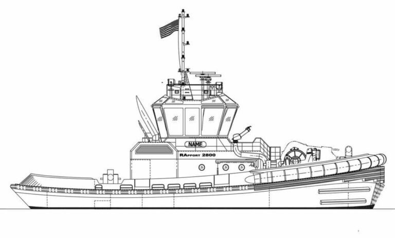 Master Boat launches RApport 2800 tug for Gulf LNG – Professional Mariner
